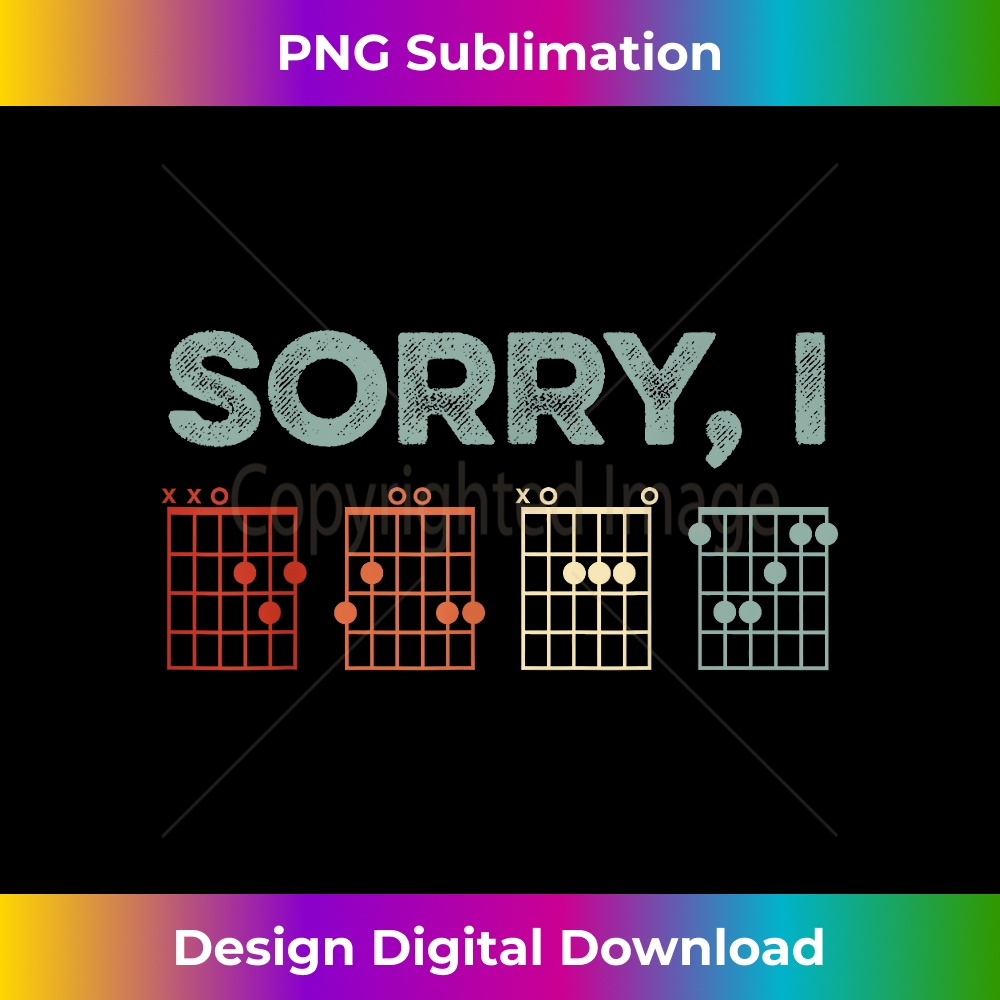 Mens Sorry I-DGAF Hidden Message Guitar Chords Music Note - | Inspire ...