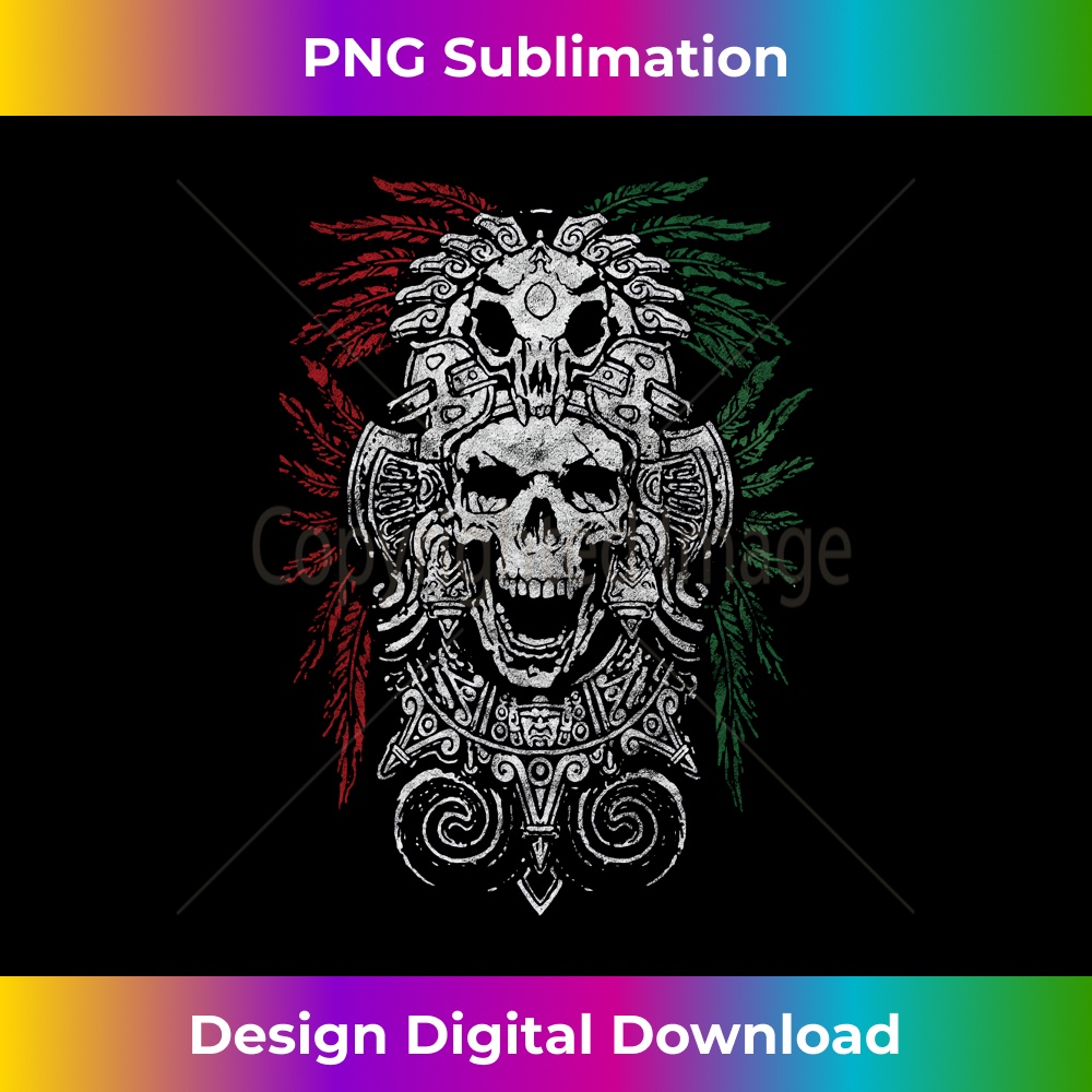 Ancient Aztec King Mexican Skull Mayas Mask Calavera Azteca | Inspire ...