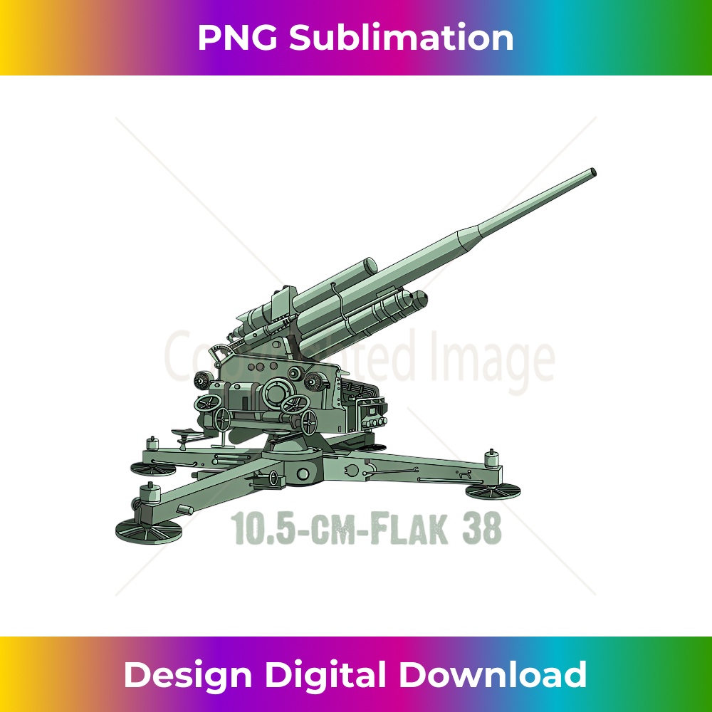 10.5-cm-Flak 38 German WW2 Anti-aircraft Gun Diagram - Vibra | Inspire ...