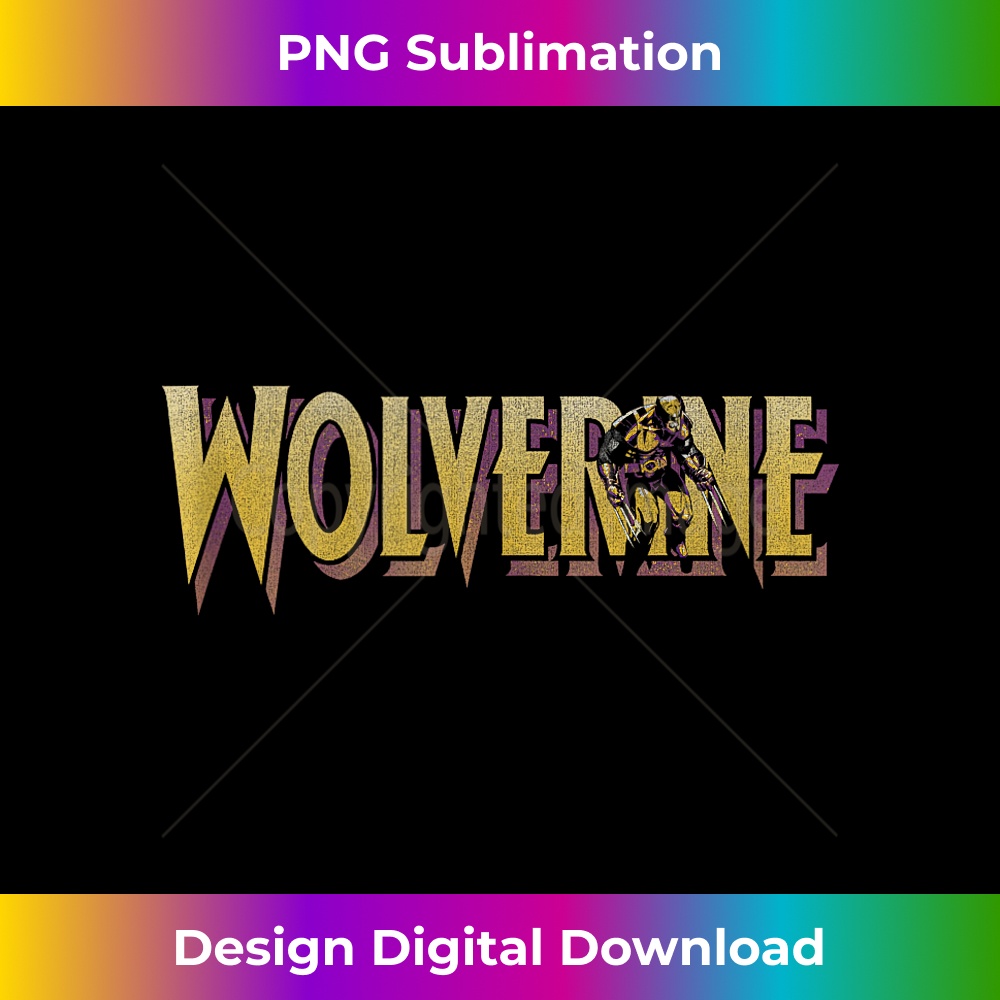 Marvel X-Men Wolverine Large Chest Text - Vibrant Sublimatio - Inspire ...