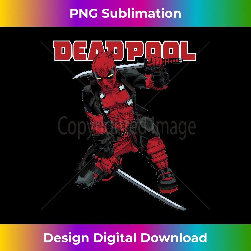 Marvel Deadpool Katana Pose Mercs for Money Comic Cover Art | Inspire ...
