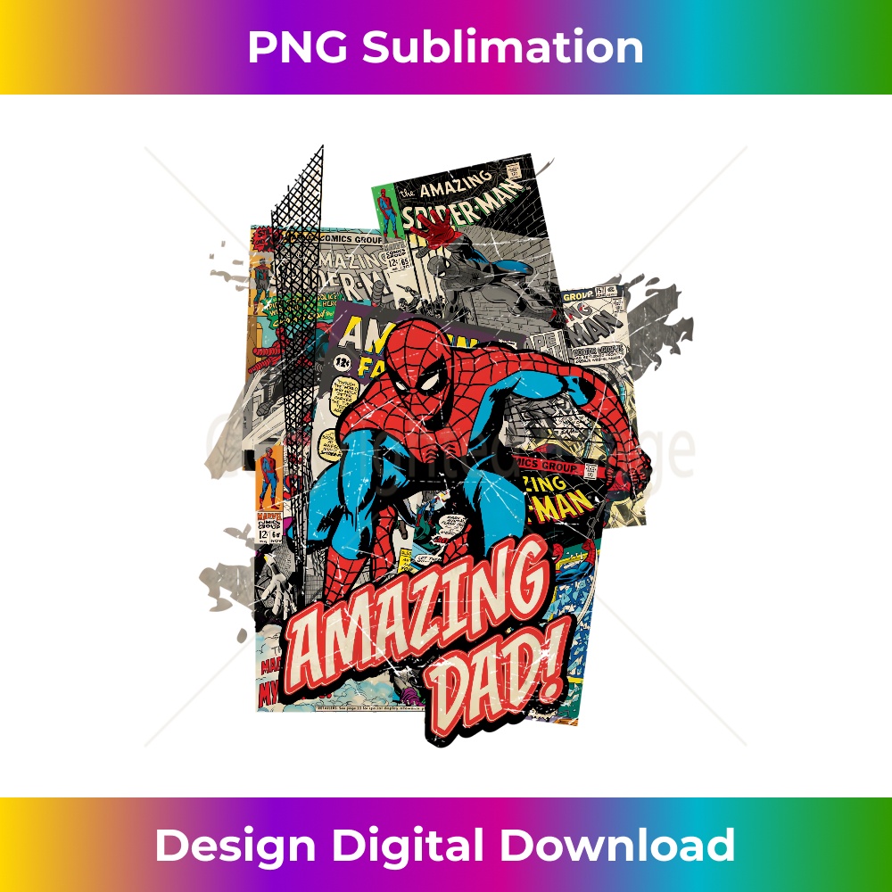 Marvel Spider-Man Amazing Dad Father's Day - Minimalist Subl | Inspire ...