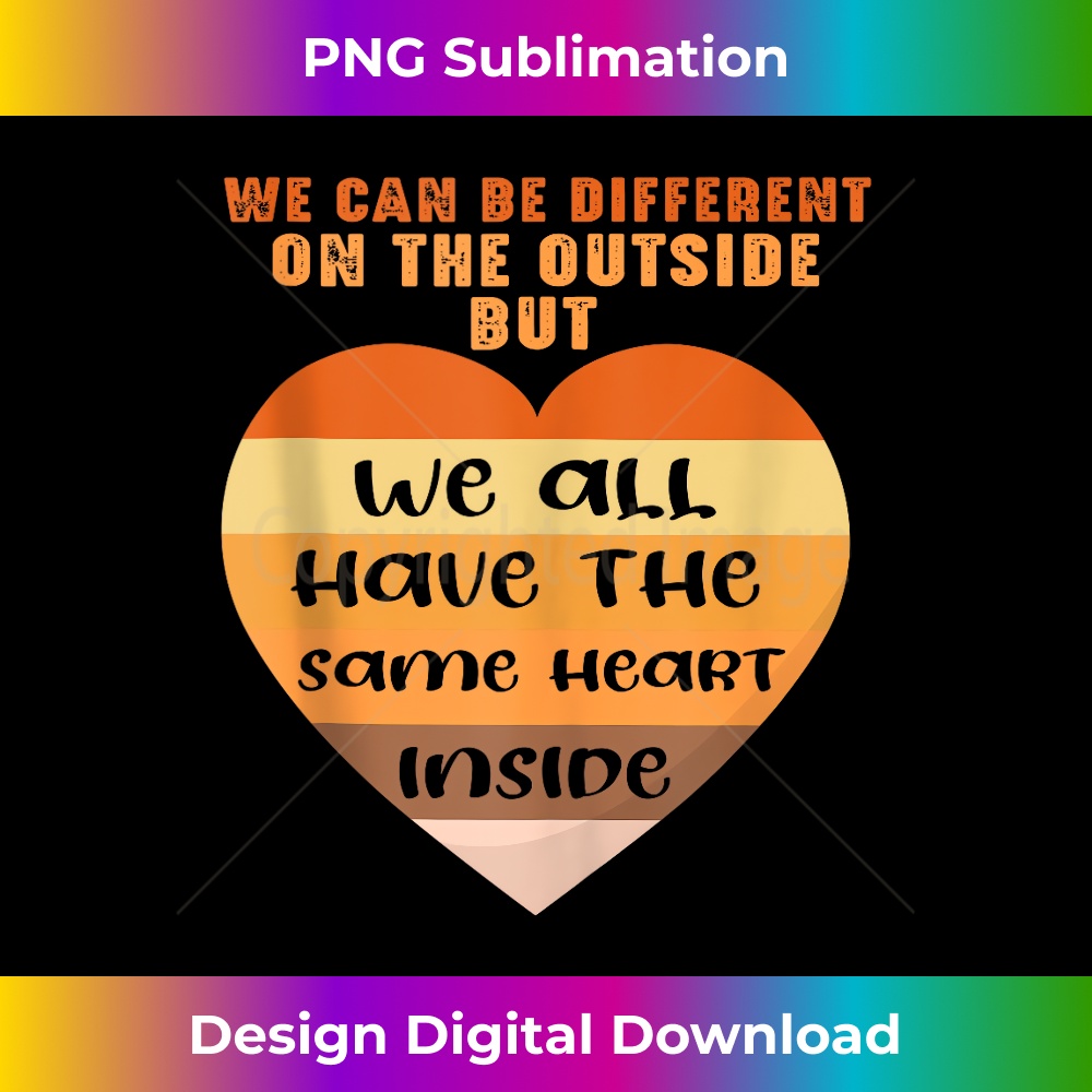 The Same Heart Inside Melanin Heart Black History Month - In | Inspire ...