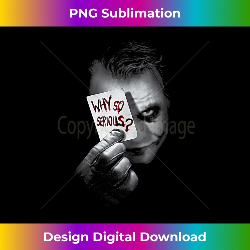 DC Dark Knight Photo Why So Serious - Classic Sublimation PN - Inspire Uplift