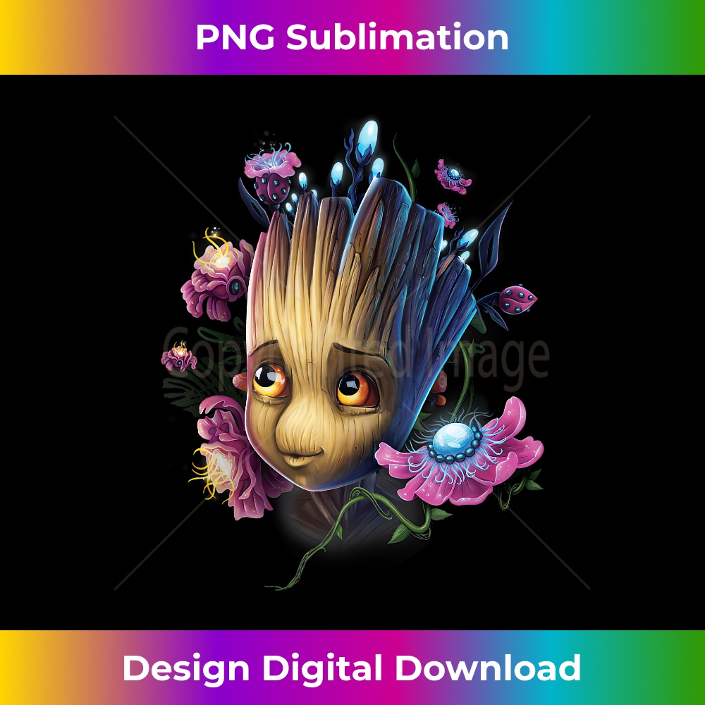 Marvel Groot Flower Sprouting Head Shot Portrait - Sublimati | Inspire ...