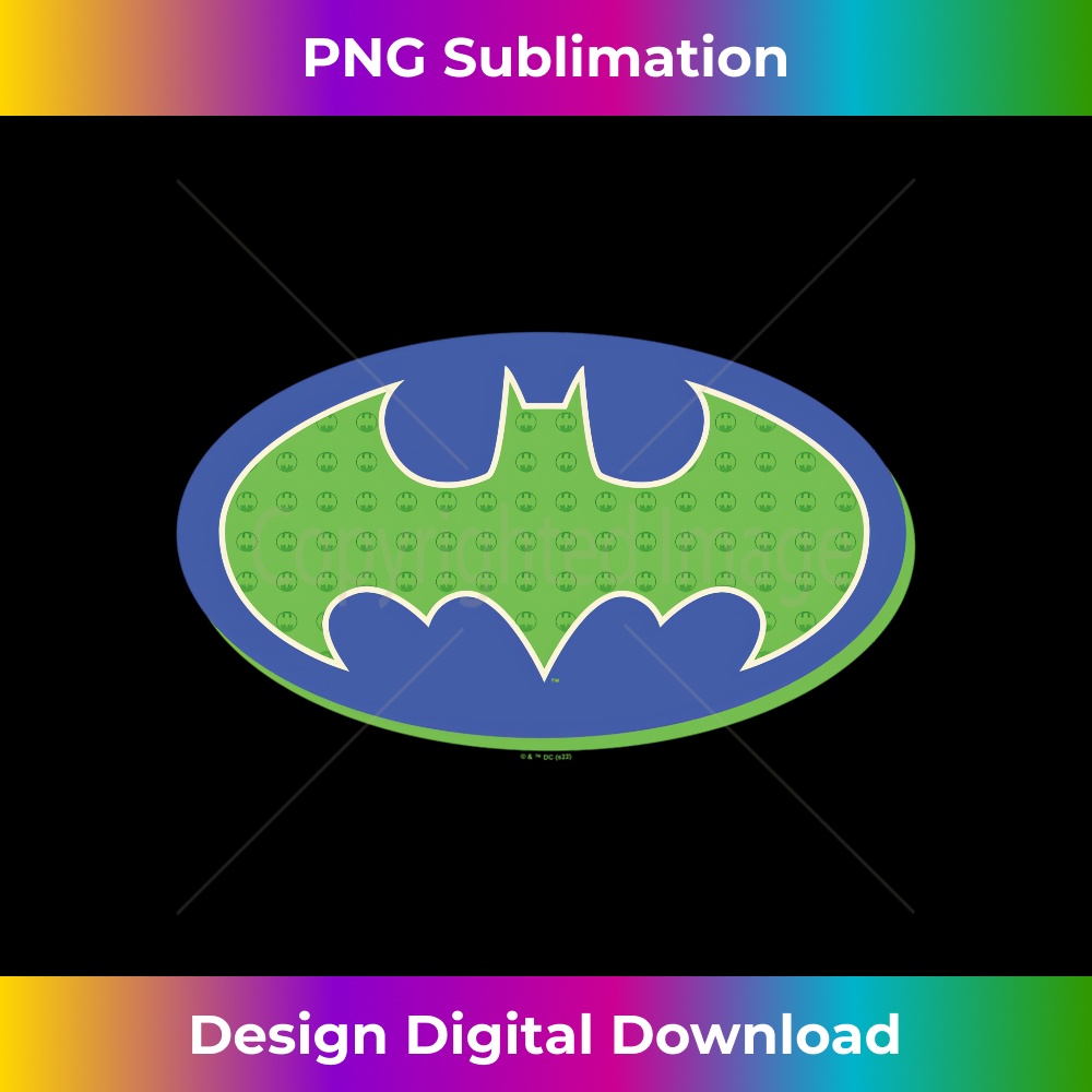DC Comics Batman 3D Green Bat Logo - Urban Sublimation PNG D | Inspire ...