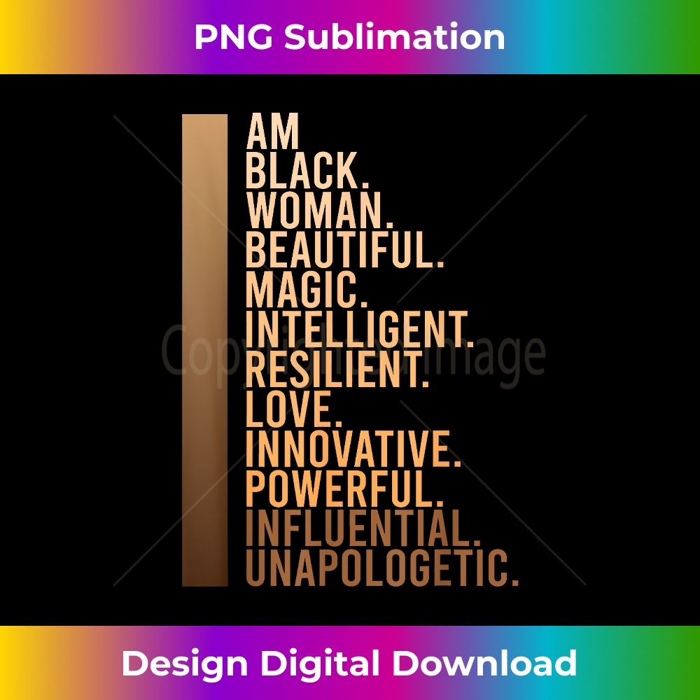 I Am Black Woman Black History Month Educated Black Girl - S | Inspire ...