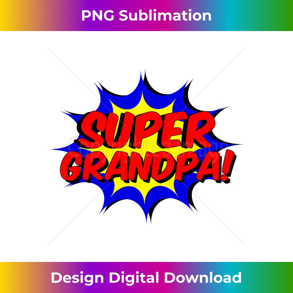 Super Grandpa Comic Book Style Superhero - Urban Sublimation | Inspire ...