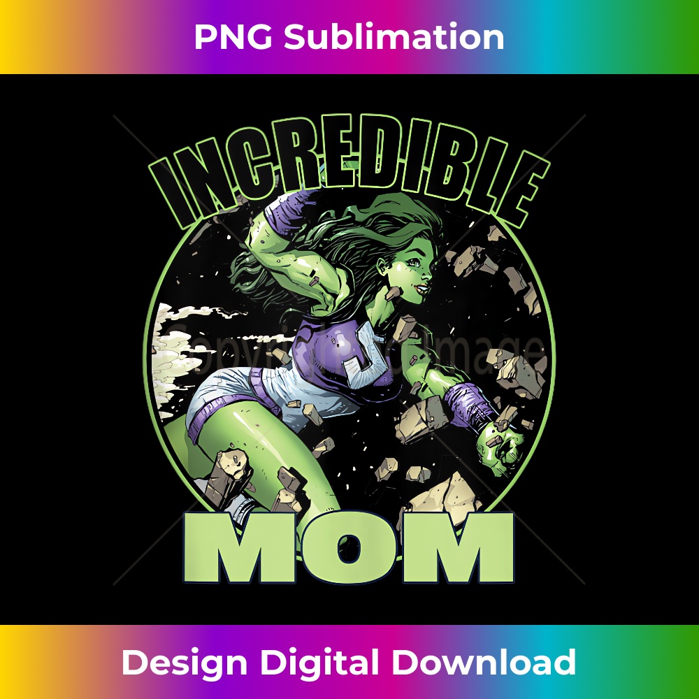 Marvel She-Hulk Incredible Mom Portrait - Minimalist Sublima - Inspire ...