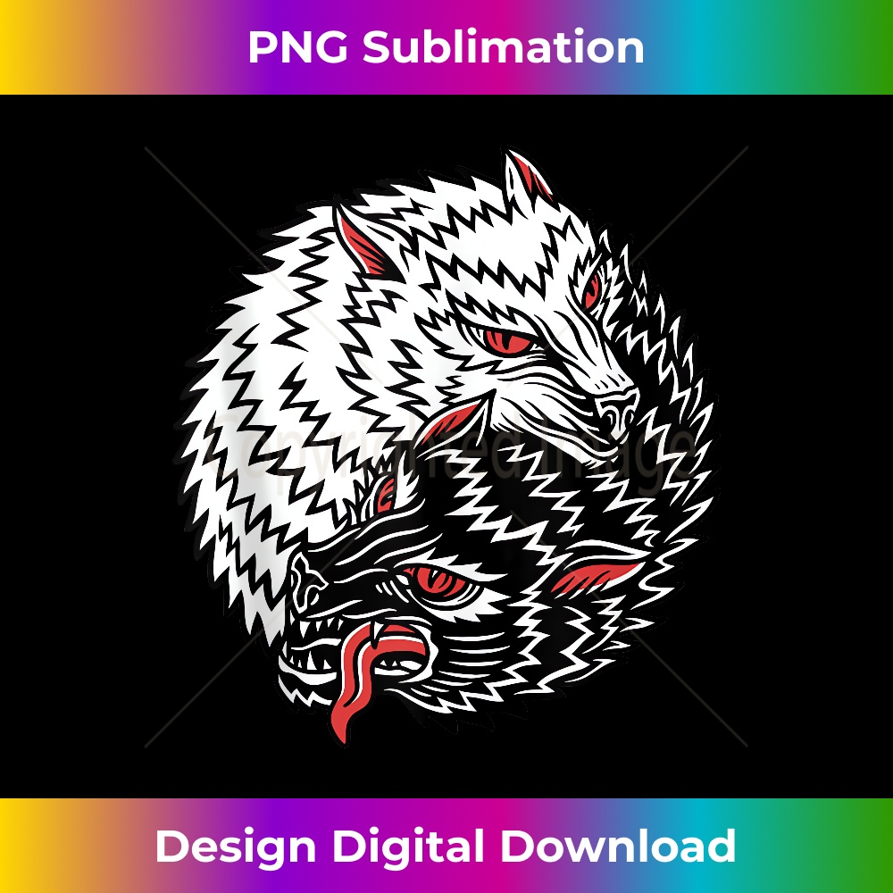 Wolves American Traditional Tattoo Trendy Old School Flash - | Inspire ...