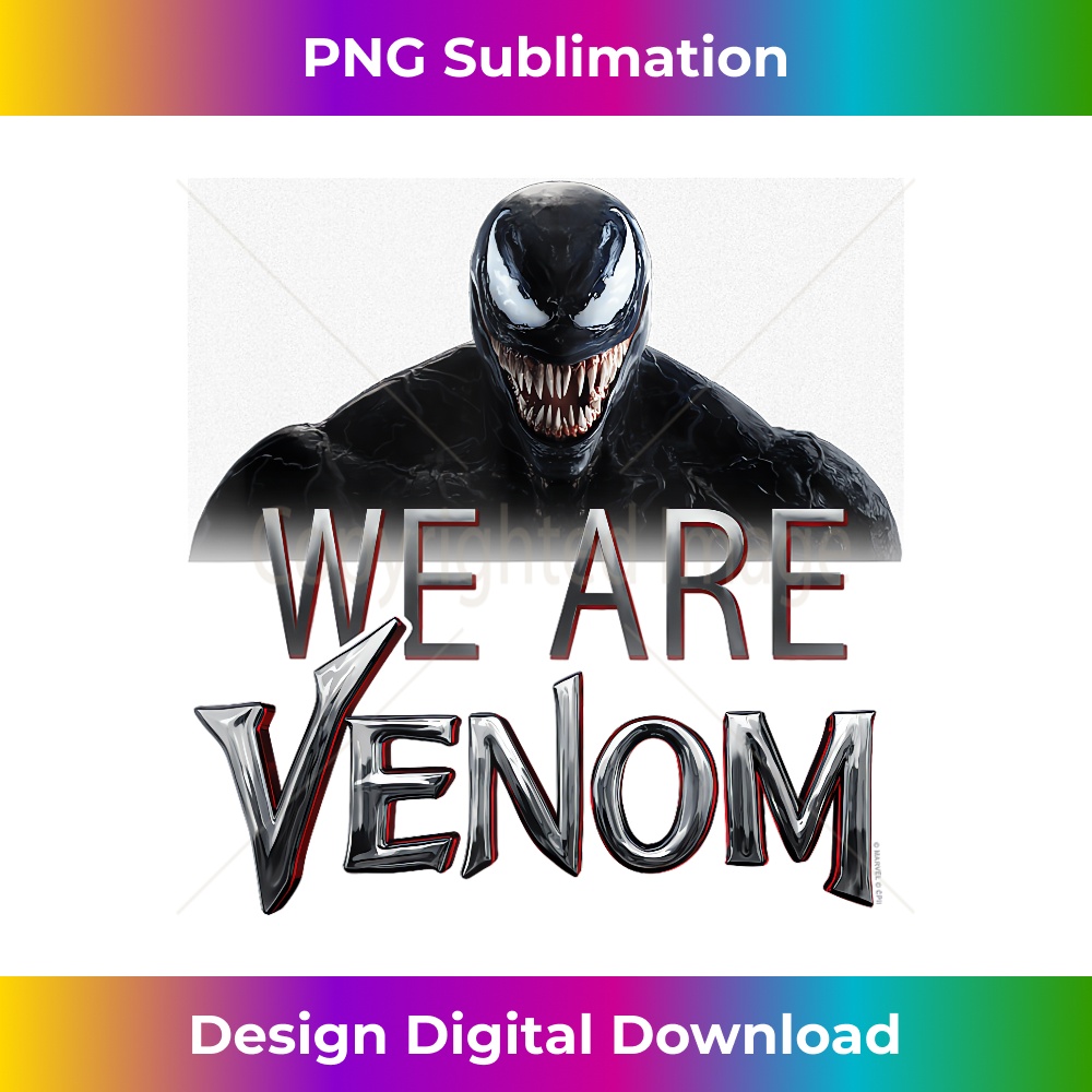 Marvel Venom We Are Venom Big Grin - Edgy Sublimation Digita - Inspire ...