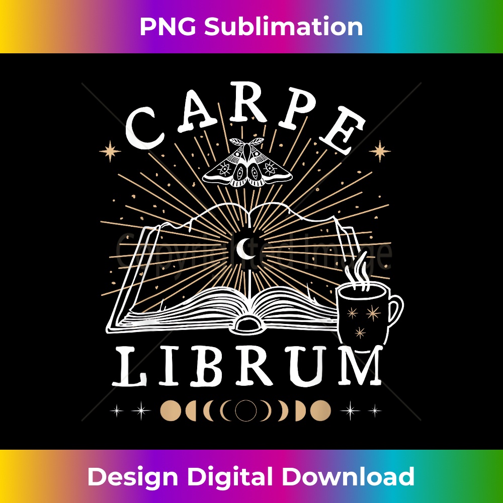 Carpe Librum Dark Academia Aesthetic Book Lover Witchy Goth | Inspire Uplift