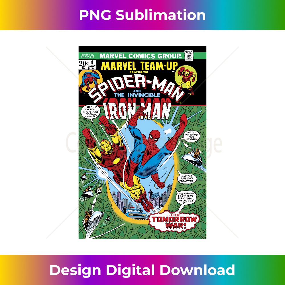 Marvel Team-Up Iron Man & Spider-Man The Tomorrow War Cover | Inspire ...