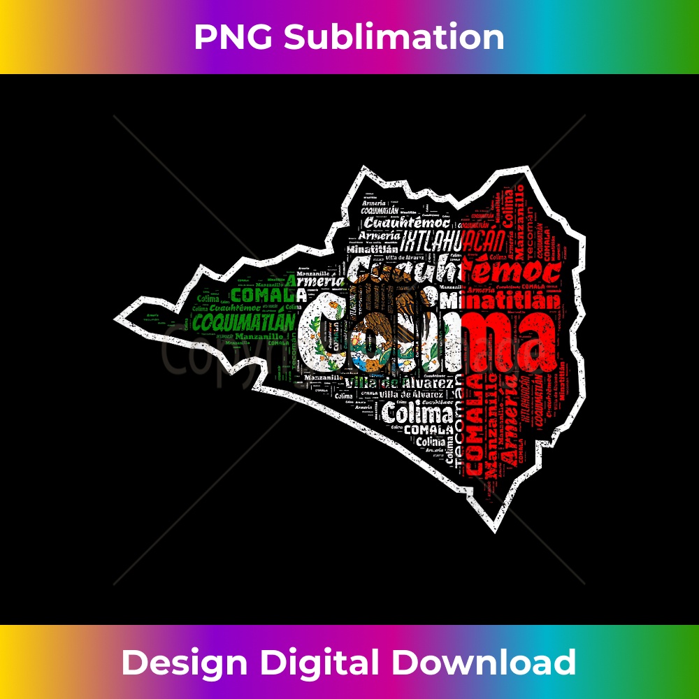 Colima Bandera De Mexico Mapa Municipios Mexican State - Con | Inspire ...