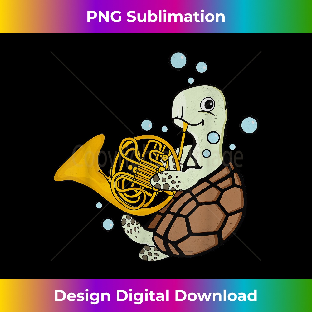 French Horn Player Music Sea Turtle French Horn - Sophistica | Inspire ...