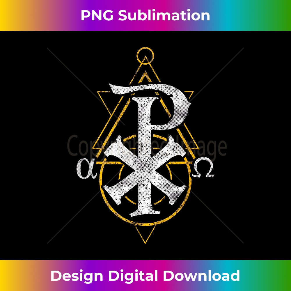 Vintage Jesus Christ Chi Ro Christogram Christian - Crafted - Inspire ...