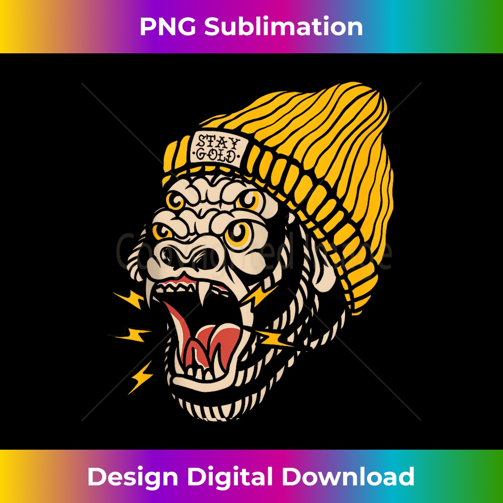 Gorilla Inked Flash Old School Ink Addict Traditional Tattoo | Inspire ...