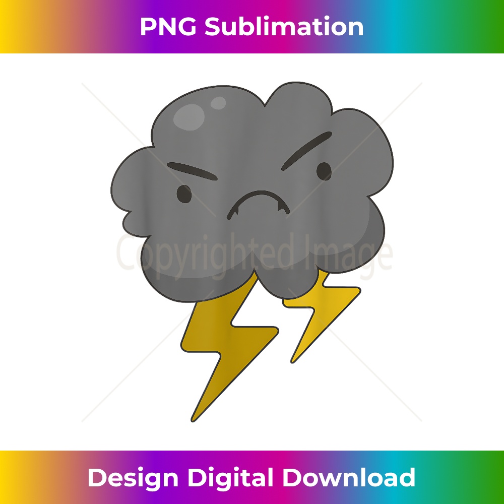 Angry Cloud with Lightning Thunderstorm Weather - Sleek Subl | Inspire ...