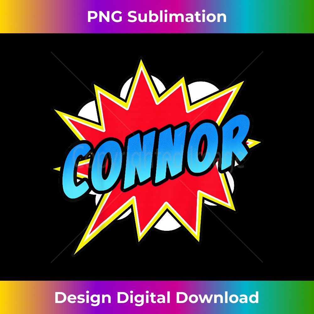 Connor Boys Name Comic Book Superhero - Vibrant Sublimation | Inspire ...