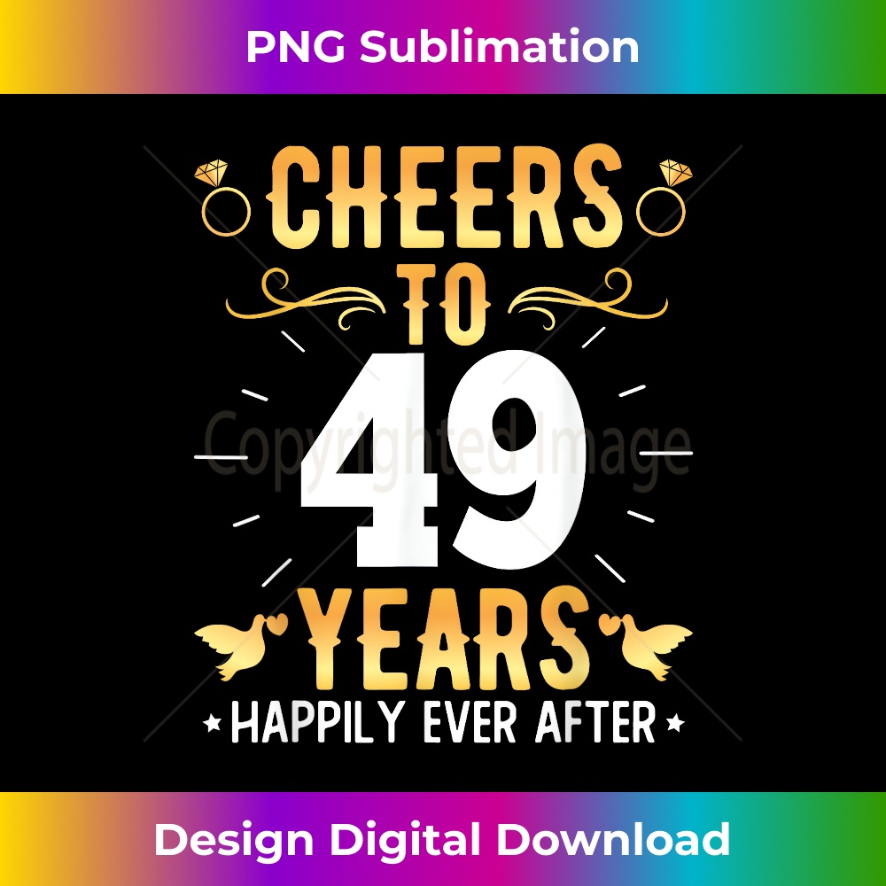 Cheers To 49 Years Married Couples 49th Wedding Anniversary | Inspire ...