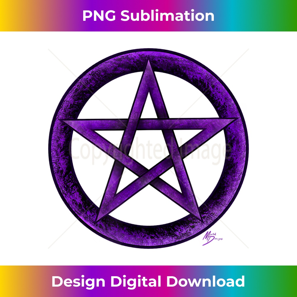 Wicca pentacle purple colors by Mortal Designs - Crafted Sub | Inspire ...