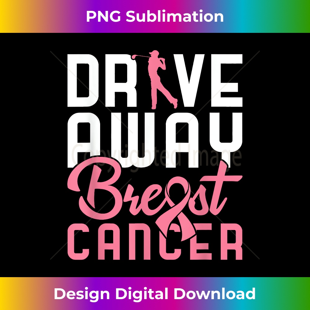 Drive Away Breast Cancer Golf - Deluxe PNG Sublimation Downl | Inspire ...