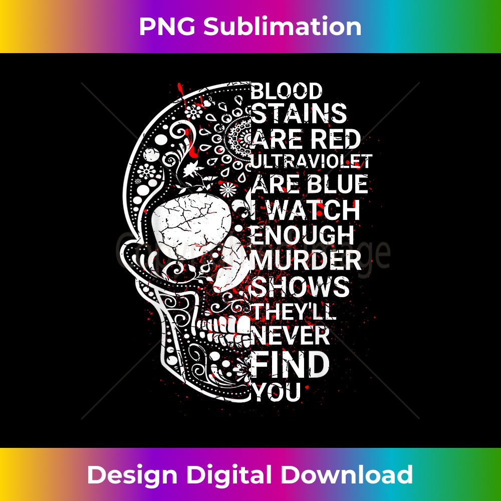 Blood stains are red ultraviolet lights are blue - Artisanal | Inspire ...