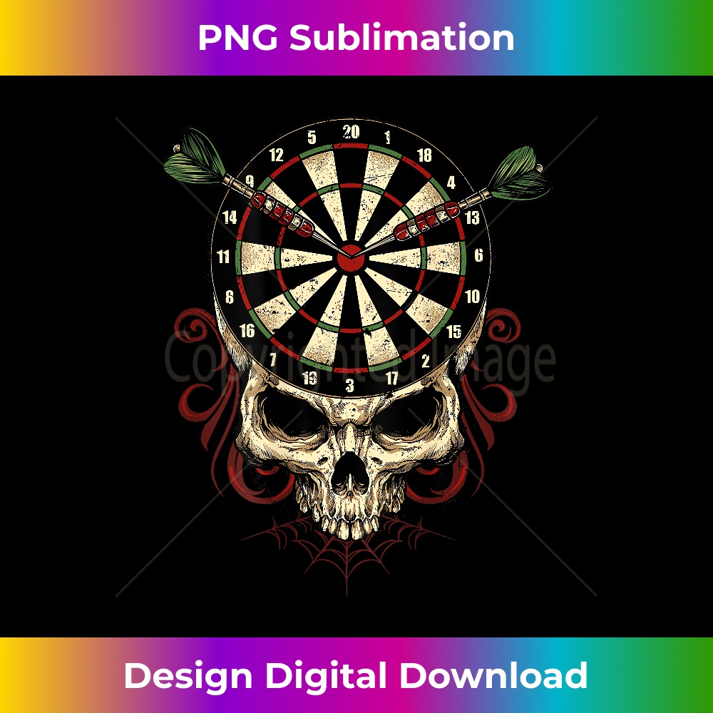 Skull Bullseye - for Dart-Players - Backprint Darts - Sleek | Inspire ...