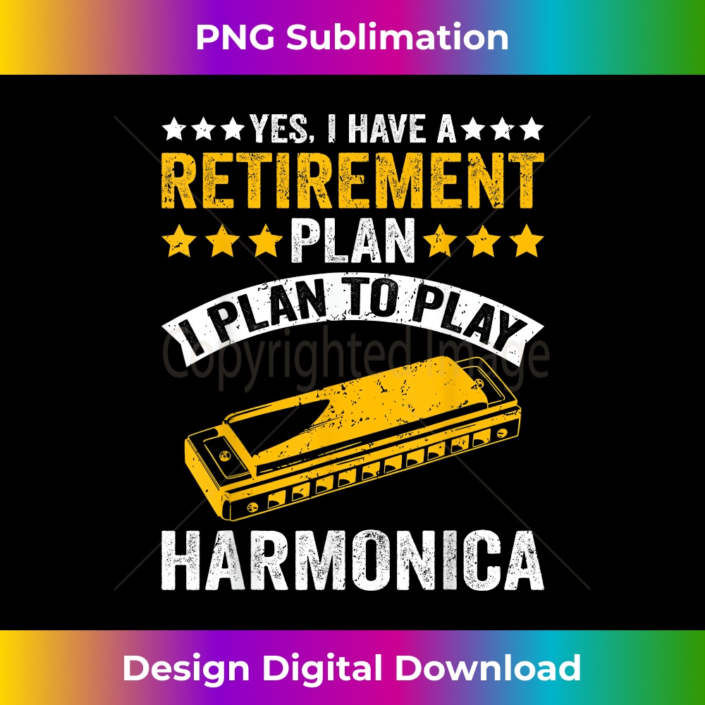Harmonica Player Retirement Plan Harmonicist Mouth Organ - C | Inspire ...