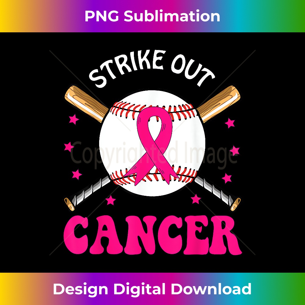 Strike Out Breast Cancer Baseball Pink Ribbon - Classic Subl | Inspire Uplift