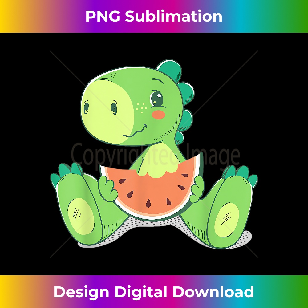 Watermelon Dinosaur One In a Melon T Rex Summer Fruit - Delu | Inspire ...