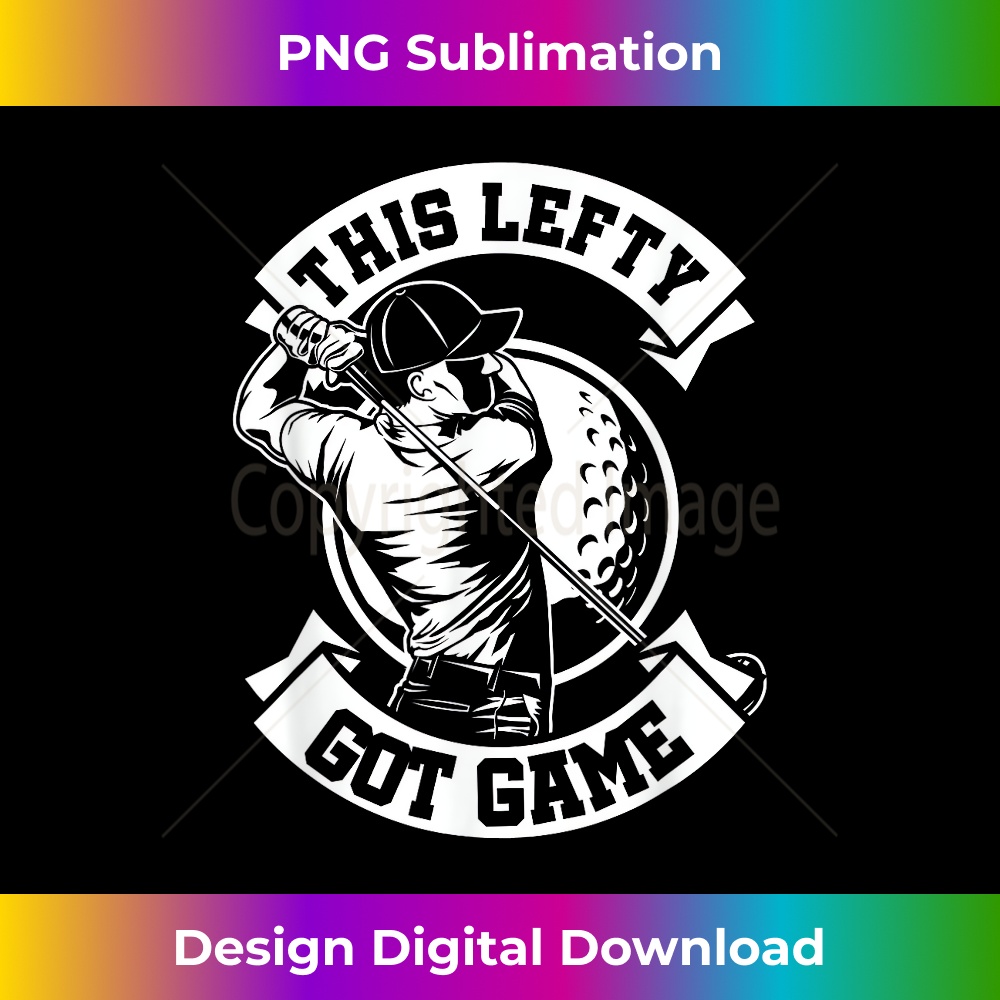 Left Handed Golfer Golfing Lefty Golf Player Got Game - Subl | Inspire ...