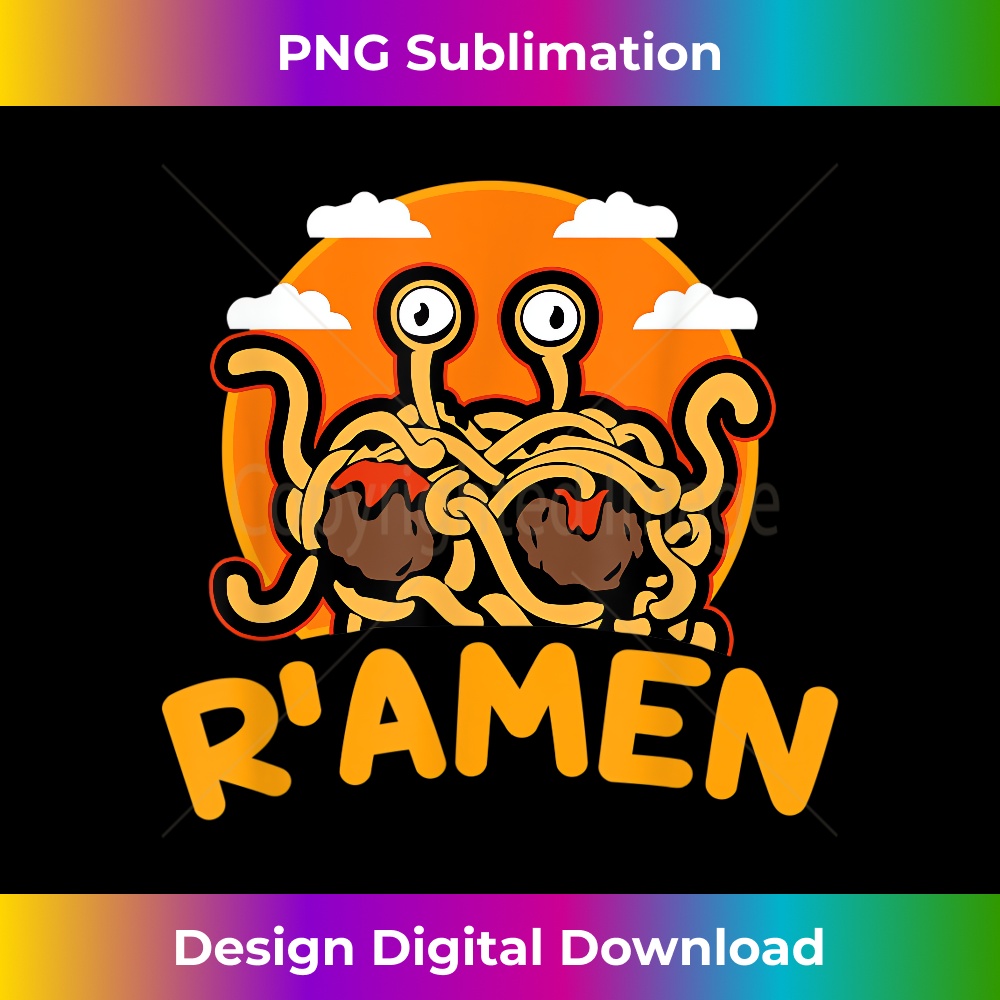 Ramen Flying Spaghetti Monster - Luxe Sublimation PNG Downlo | Inspire ...