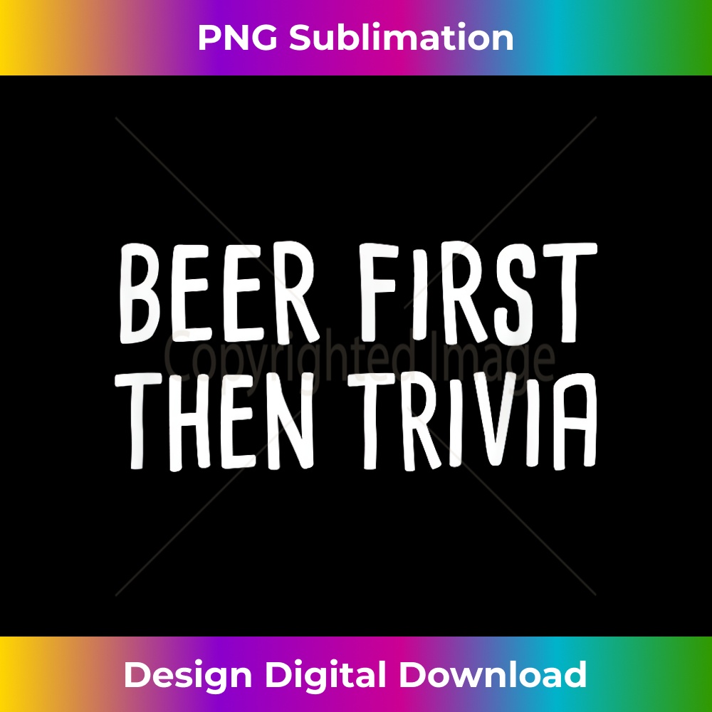 Trivia Night Beer First Tshirt Gift for Bar Quiz Game Lover | Inspire ...