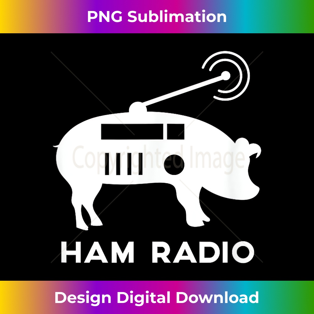 Ham Radio Pig - Luxe Sublimation PNG Download - Customize wi | Inspire ...