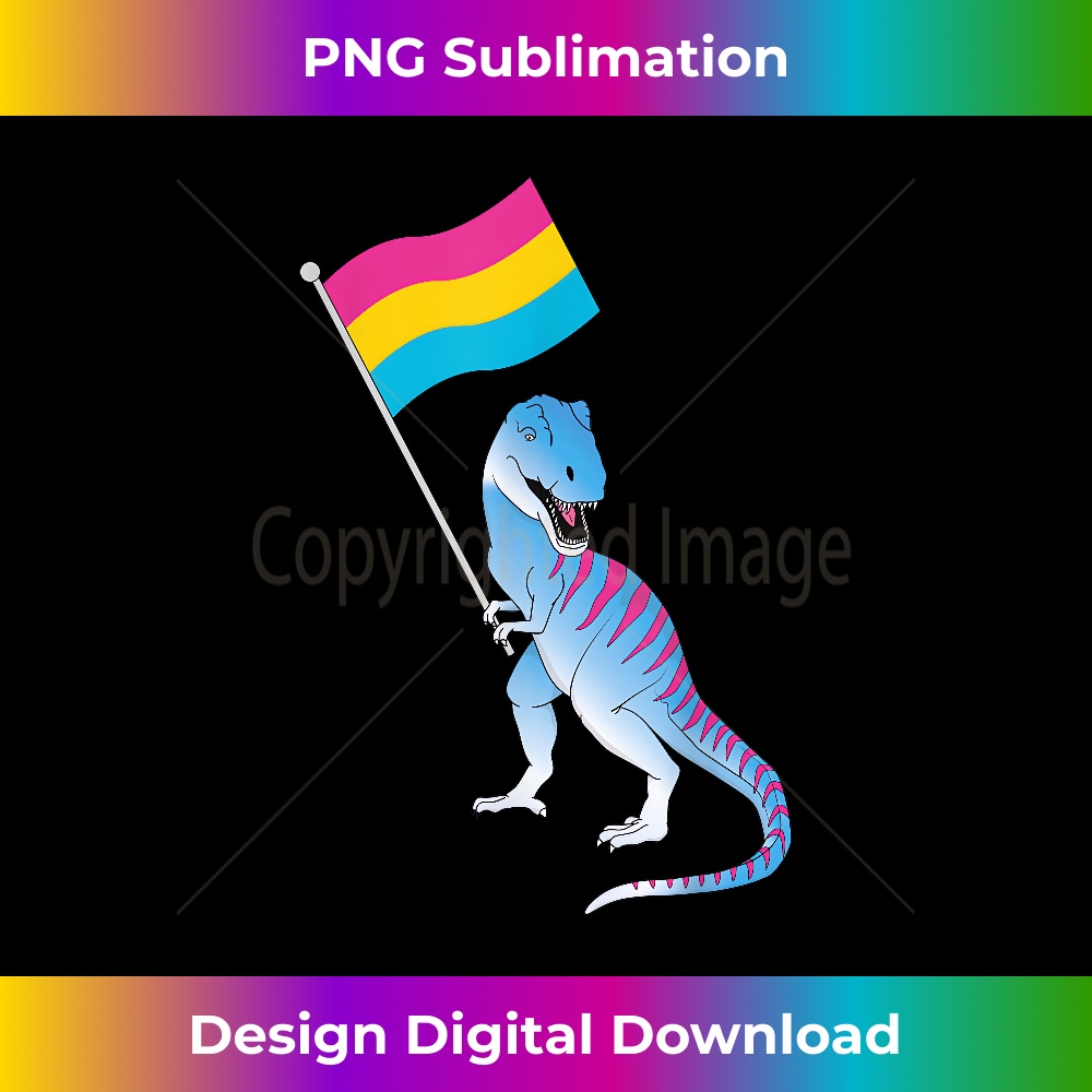Pansexual Flag Dinosaur Pride LGBTQIA Nonbinary Gender Rex - | Inspire Uplift