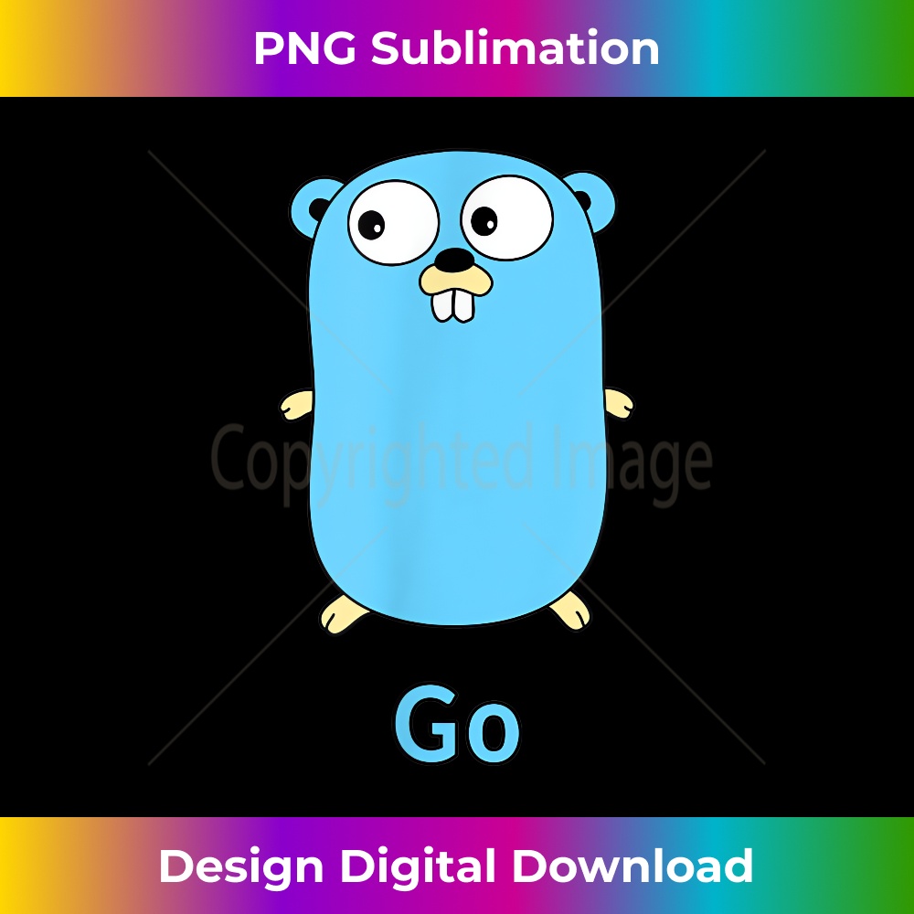 Golang gopher t - Classic Sublimation PNG File - Ideal for I | Inspire Uplift