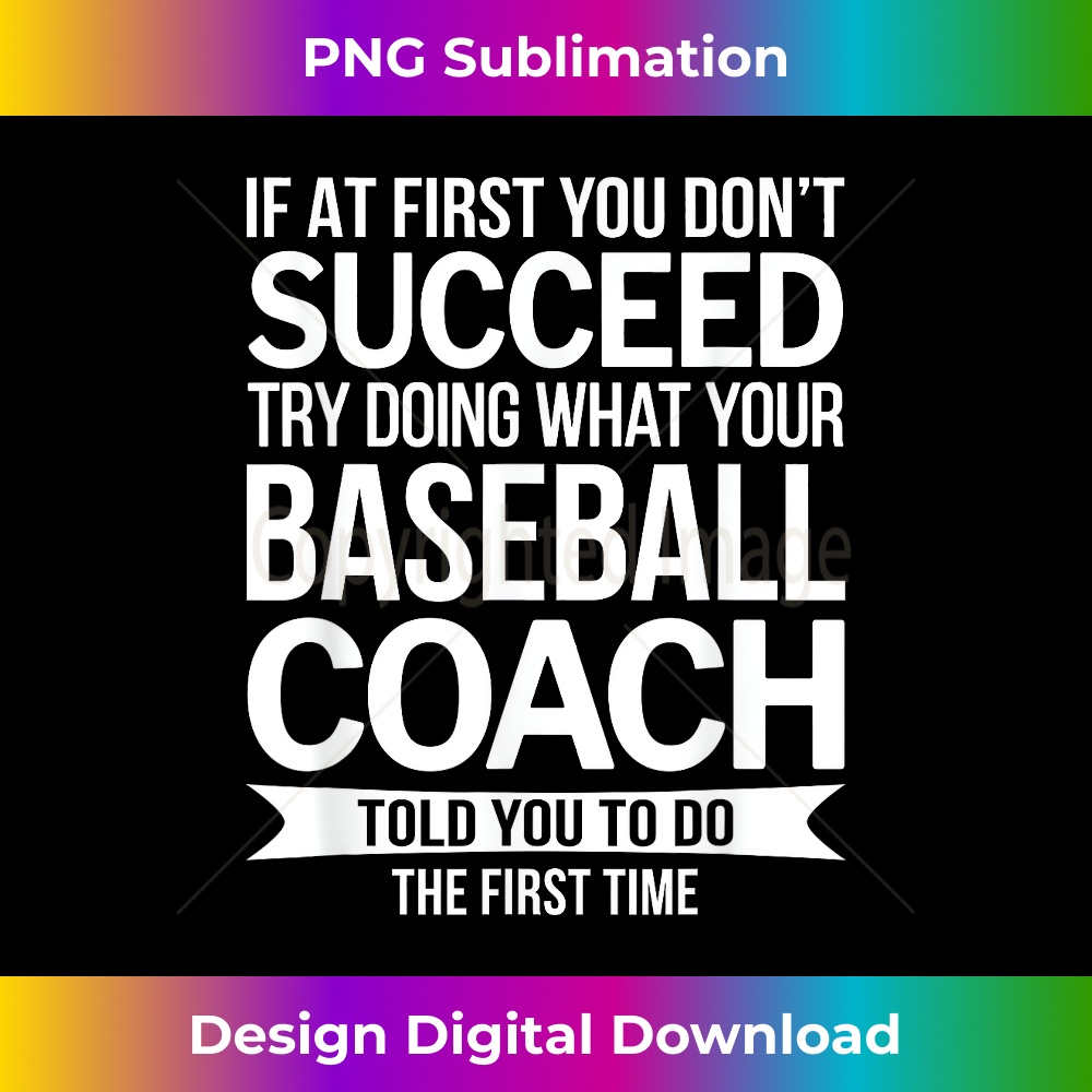 Baseball Coach T Thank You - Luxe Sublimation PNG Download - | Inspire ...