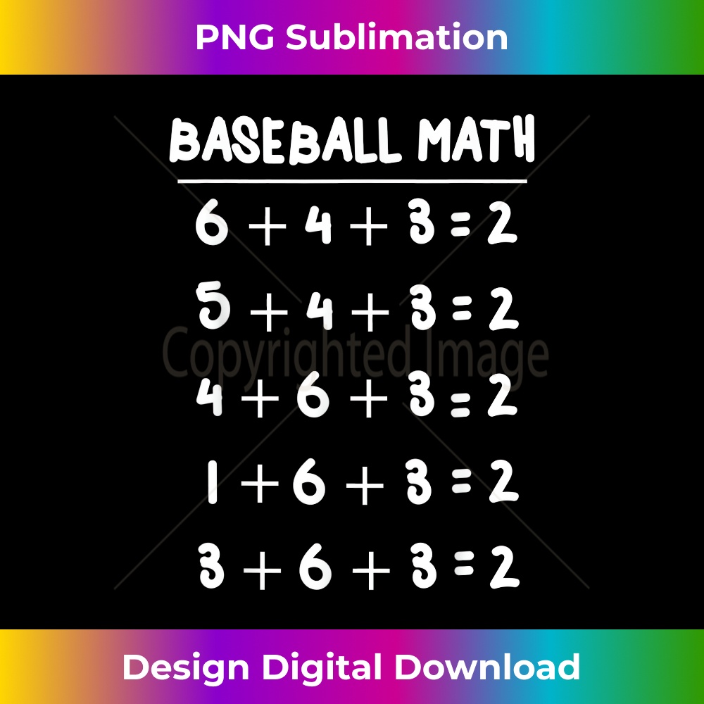 6 4 3 2 Baseball Math Cute Softball Game - Sleek Sublimatio | Inspire ...