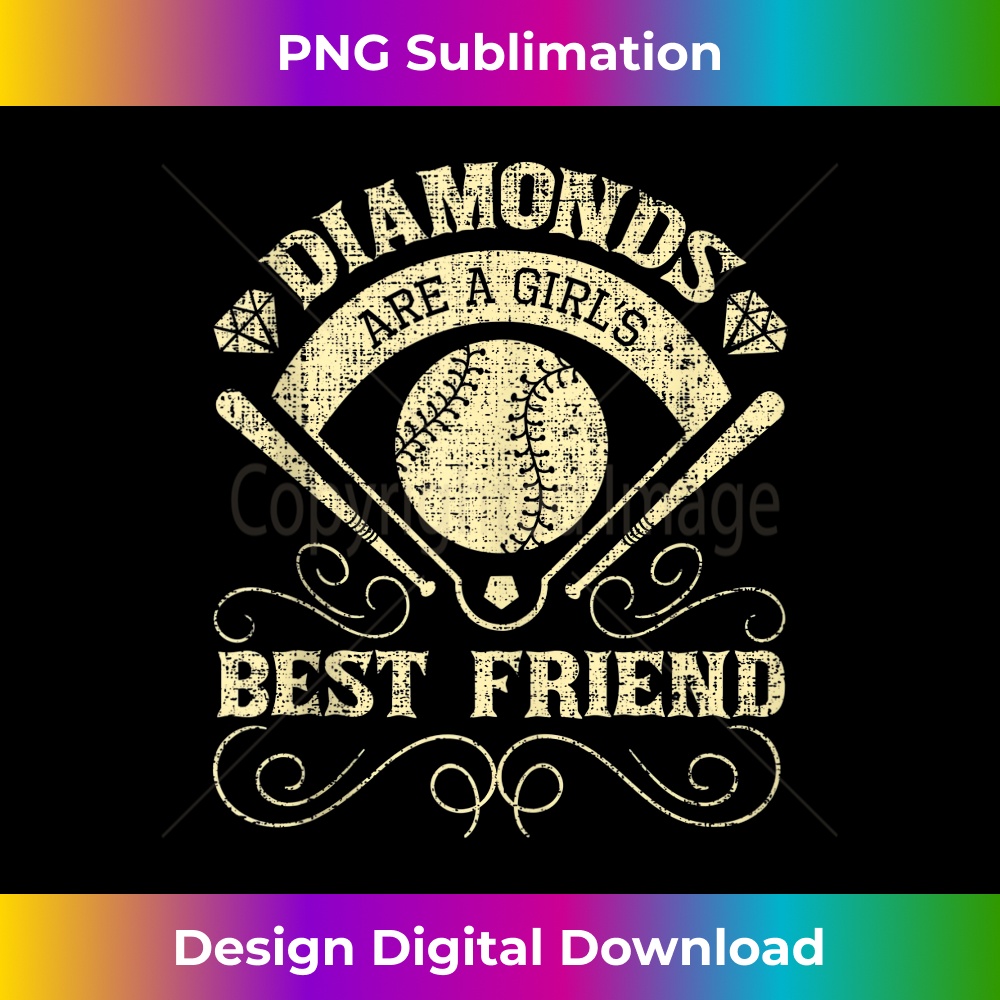 Diamonds Are A Girl's Best Friend Softball Baseball Player - | Inspire ...