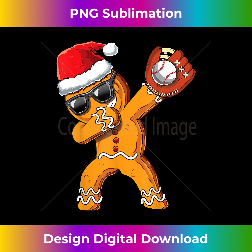 Christmas Dabbing Gingerbread Man Dab Baseball Softball - Ch | Inspire ...