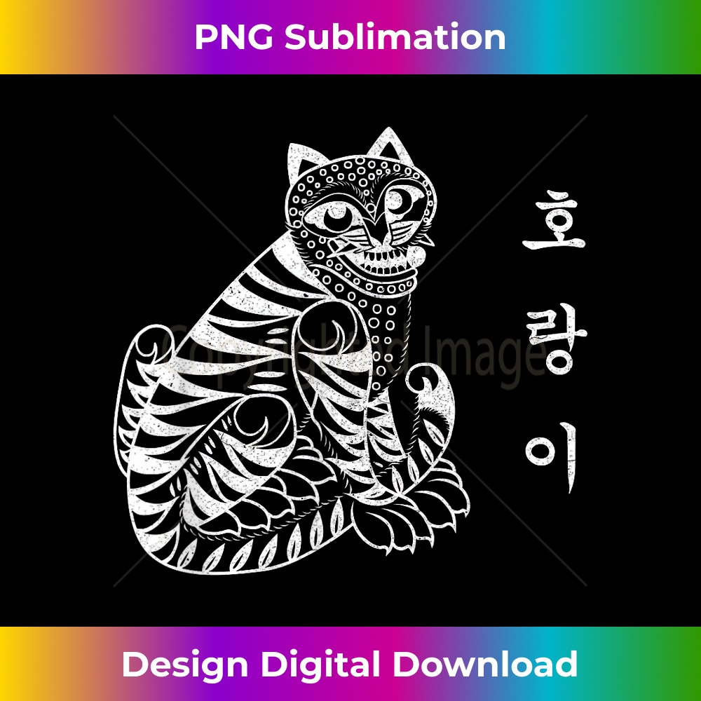 Traditional Korean tiger - Sublimation-Optimized PNG File - | Inspire ...