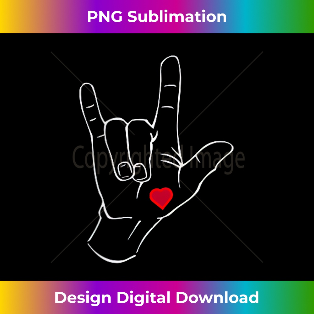 ASL I Love You American sign Language - Sublimation-Optimize - Inspire ...