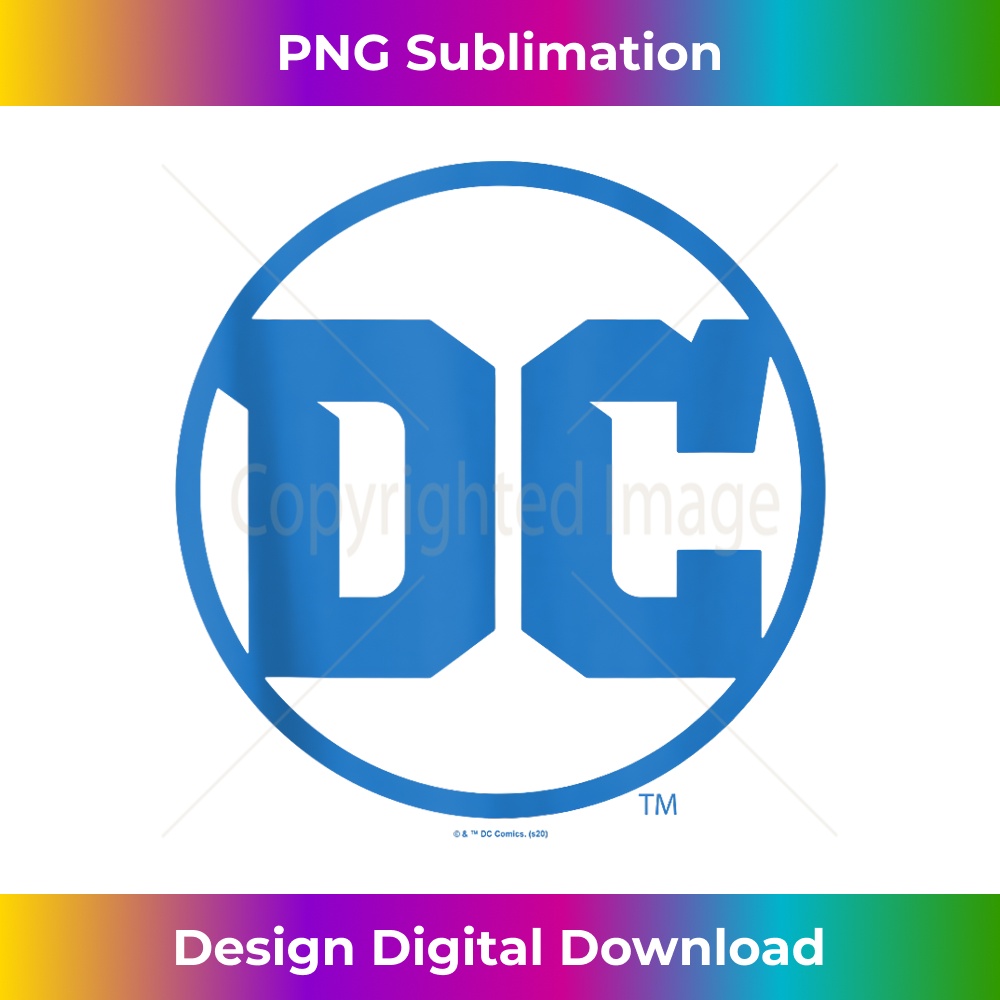 DC Comics Simple Blue Logo - Timeless PNG Sublimation Downlo | Inspire ...