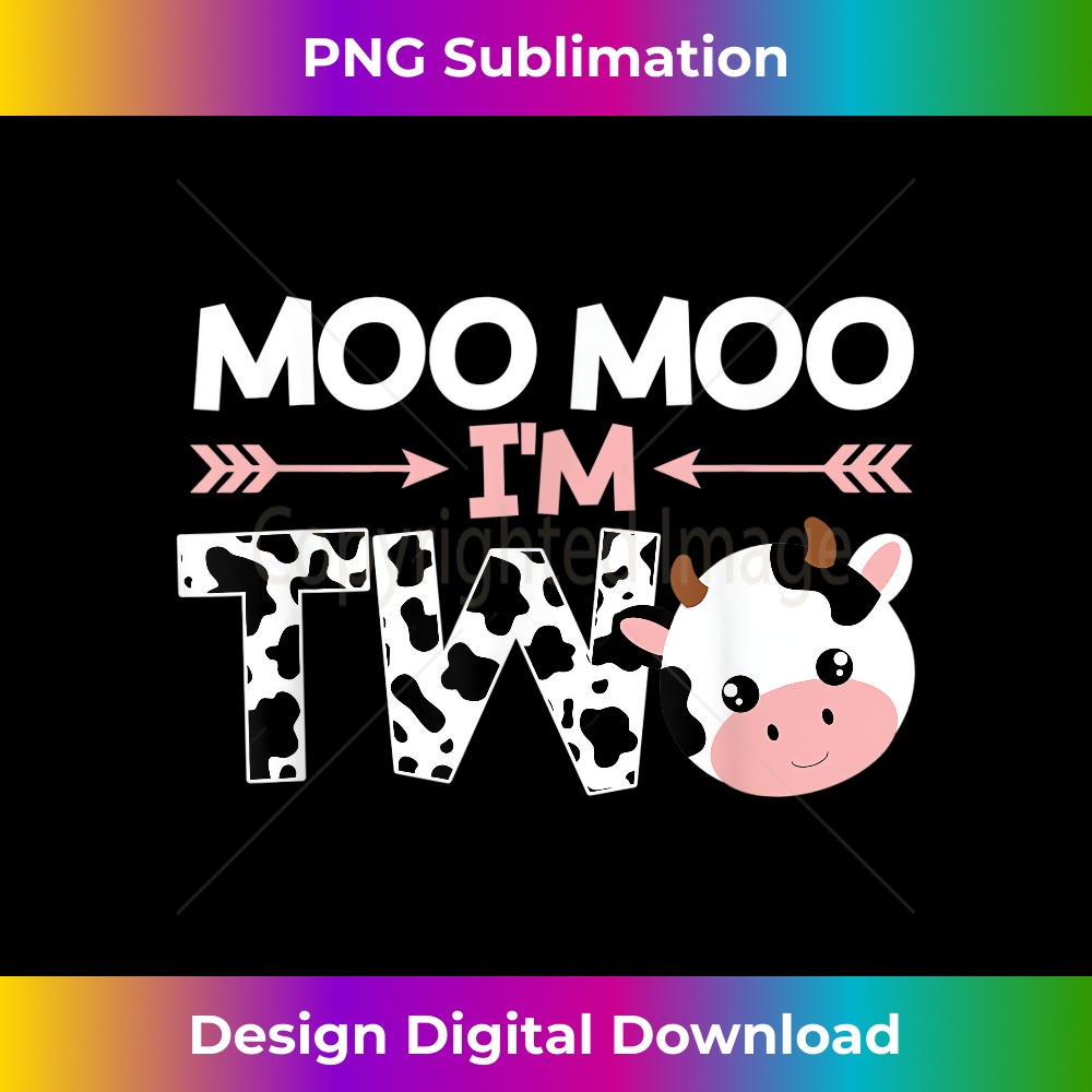 Moo Moo I'm Two Cute Butcher Milk Cows Farm Farmer - Luxe Su | Inspire ...
