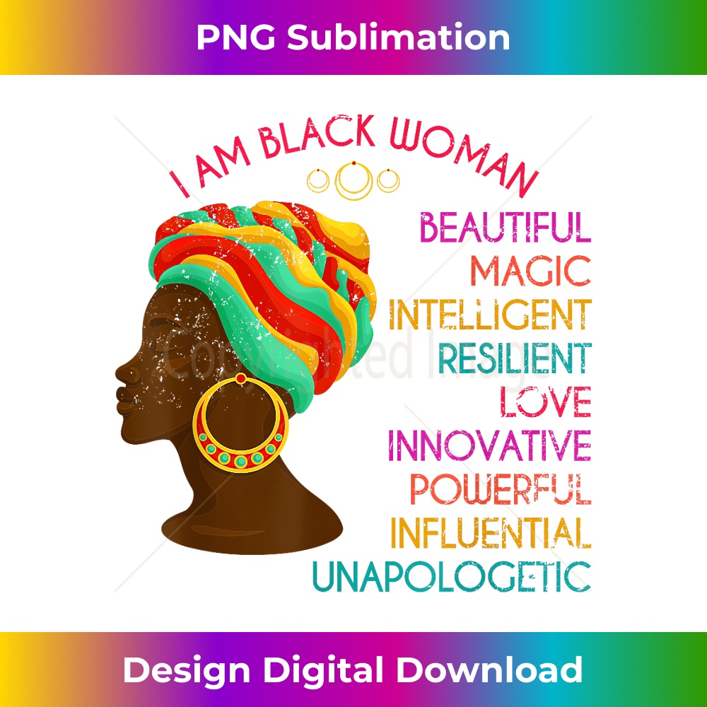 I Am Black Woman Beautiful Magic Black African American - So | Inspire ...