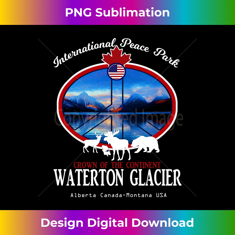 Waterton Glacier International Peace Park Canada US Keepsake | Inspire ...