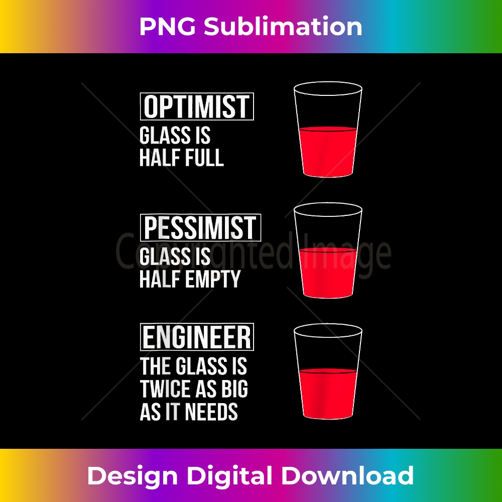 Engineer Optimist Pessimist The Glass Is Twice As Big Design | Inspire ...