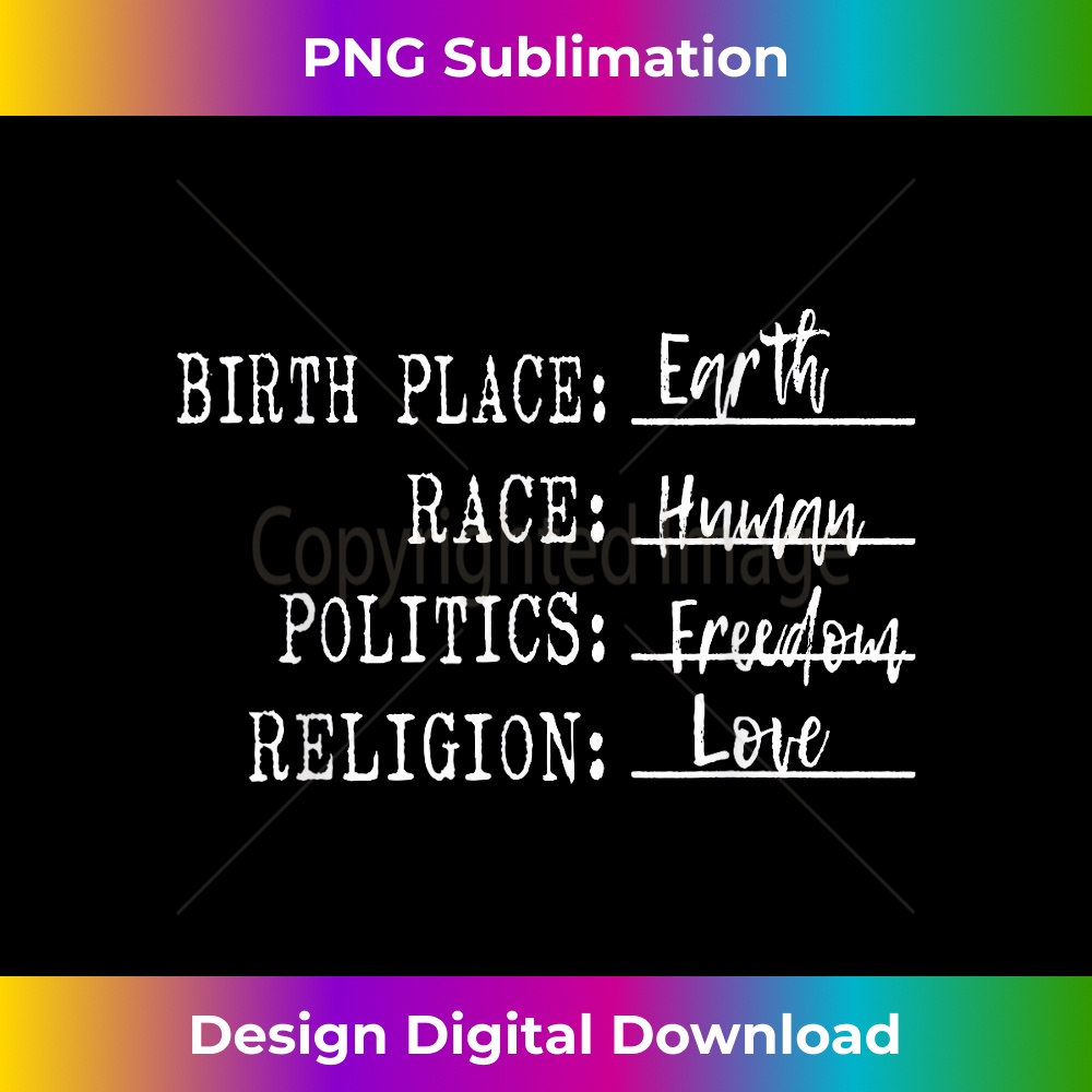 Birthplace Earth Race Human T - Artisanal Sublimation PNG Fi | Inspire ...