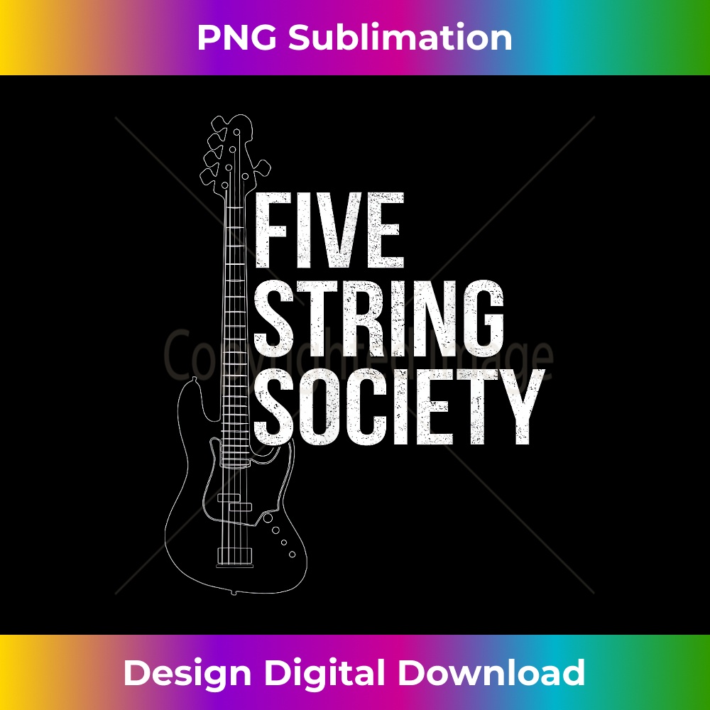 Five String Society, 5 strings bass guitar - Edgy Sublimatio | Inspire Uplift